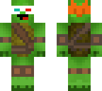 Ninja Turtle Mikey | Minecraft Skins