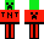 EXPLODING CREEPER TNT | Minecraft Skin