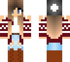 Cute Fall girl | Minecraft Skin