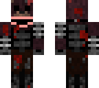 Ignited Foxy Deadly | Minecraft Skin