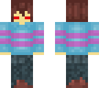 Chara possesed Frisk | Minecraft Skin