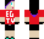 EGTV GIRL GAMER | Minecraft Skin
