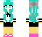 yandere blue hair | Minecraft Skin