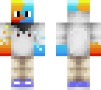 cool ice and lava boy | Minecraft Skin