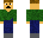 Halfman half skeliton | Minecraft Skin