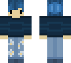 Blue Chibi Boy Version | Minecraft Skin