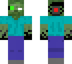 Cyborg Zombie herobrine | Minecraft Skin