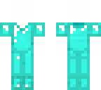 Diamond Armour Template | Minecraft Skin