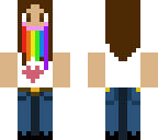 rainbow barf snapchat filter | Minecraft Skin