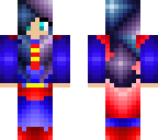 Galaxy girl Superwoman | Minecraft Skin