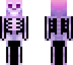 Vaporwave Skeleton | Minecraft Skin