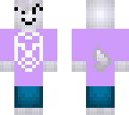 Asriel Dreemurr with Tori's robe | Minecraft Skin