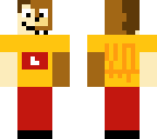 half human half robot | Minecraft Skin