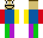 Rainbow Sugar Rush | Minecraft Skin