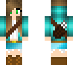 Blue Huntress | Minecraft Skin