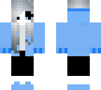 under tale sans girl | Minecraft Skin