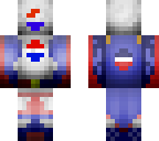 pepsi man edited | Minecraft Skin