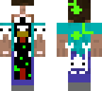 herobrine space invaders | Minecraft Skin