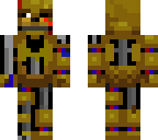ignited fredbear | Minecraft Skin