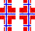 Norwegian Flag | Minecraft Skin
