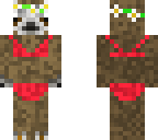 Bikini Sloth Minecraft Skin