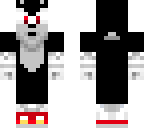 dark sonic | Minecraft Skin