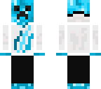 Me as preston but blue | Minecraft Skin