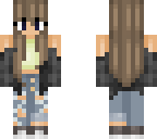 Girl with bangs | Minecraft Skin