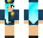 Moeka as security guard | Minecraft Skin