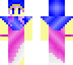 Mizu in her party dress and hood | Minecraft Skin