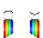 Rainbow Dress - Outfit Base | Minecraft Skin