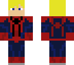 Spider man with no mask | Minecraft Skin