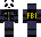 FBI panda | Minecraft Skin