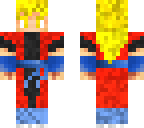Goku SSJ3 TimePatroller | Minecraft Skin