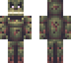 fnaf sb springtrap | Minecraft Skins