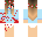 Baby Evil Little Carly With Blood All Over Her | Minecraft Skin