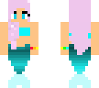 Blue MerMaid | Minecraft Skin