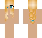 Blonde Hair Braid Base | Minecraft Skin