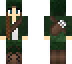 The Green Arrow - Girl - Prototype 4 | Minecraft Skin