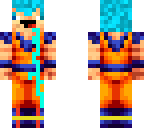 Derp God Goku | Minecraft Skin