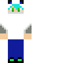 Blue wolf boy | Minecraft Skin