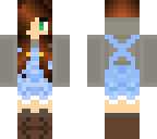 Lena with Latzhose | Minecraft Skin