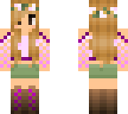Revamp of CassiCat's Boho Girl | Minecraft Skin