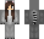 Raccoon Girl | Minecraft Skin