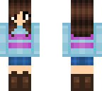 frisk female | Minecraft Skin