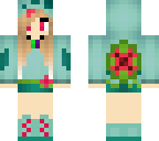 Ivysaur Girl | Minecraft Skin
