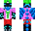 Seawing-ish at a party | Minecraft Skin