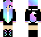 galaxy fox girl | Minecraft Skin