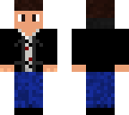 Boy with leather Jacket | Minecraft Skin