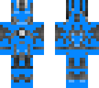 cyber sub-zero MKX | Minecraft Skin